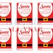 Christmas Hand Santa-tizer Gift Tags - Etsy