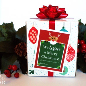 We "tissue" A Merry Christmas Gift Tags - Etsy
