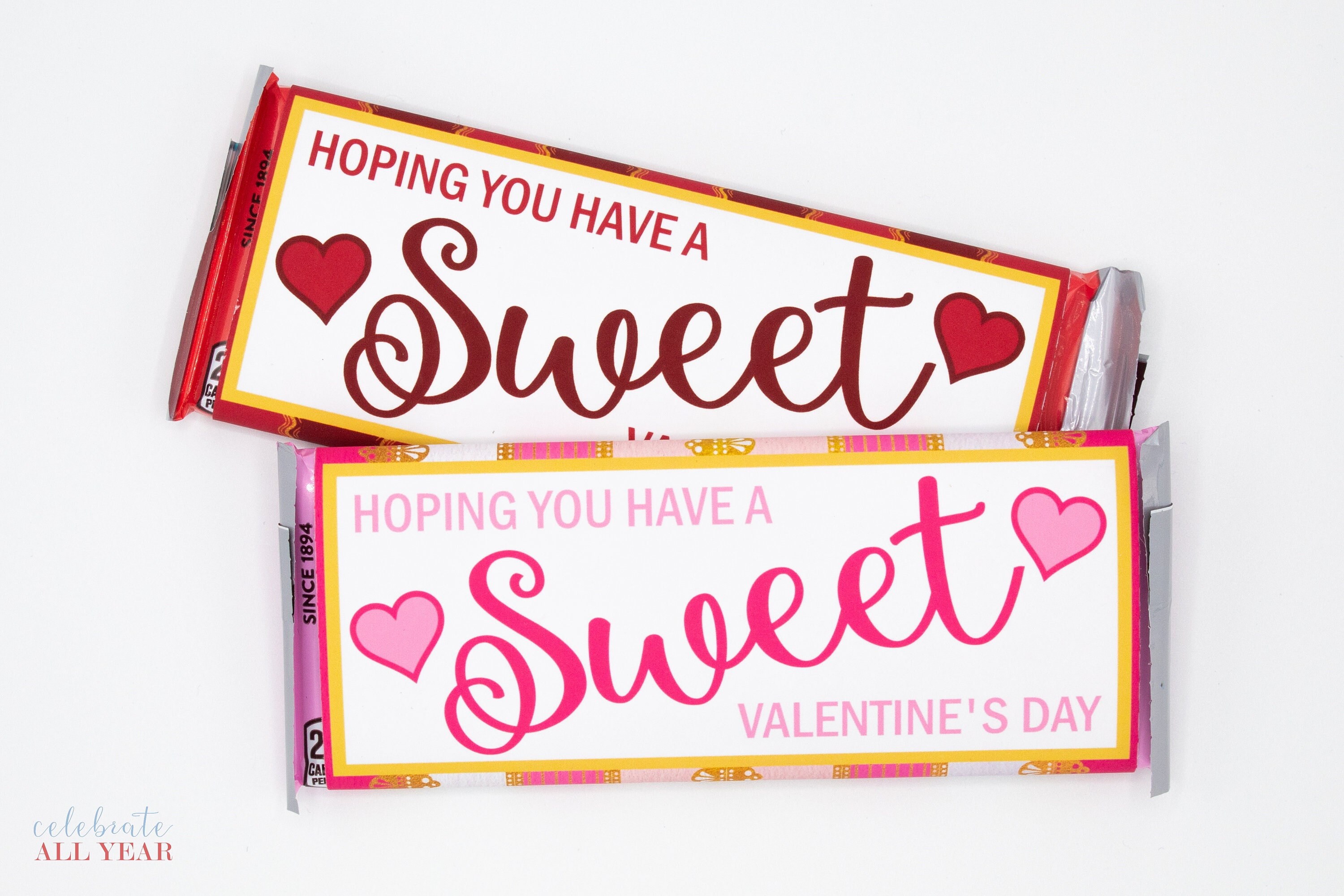 Sweet Valentine Candy Bar Wrappers - Etsy