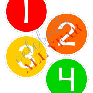 Printable Classroom Number Banner - Etsy