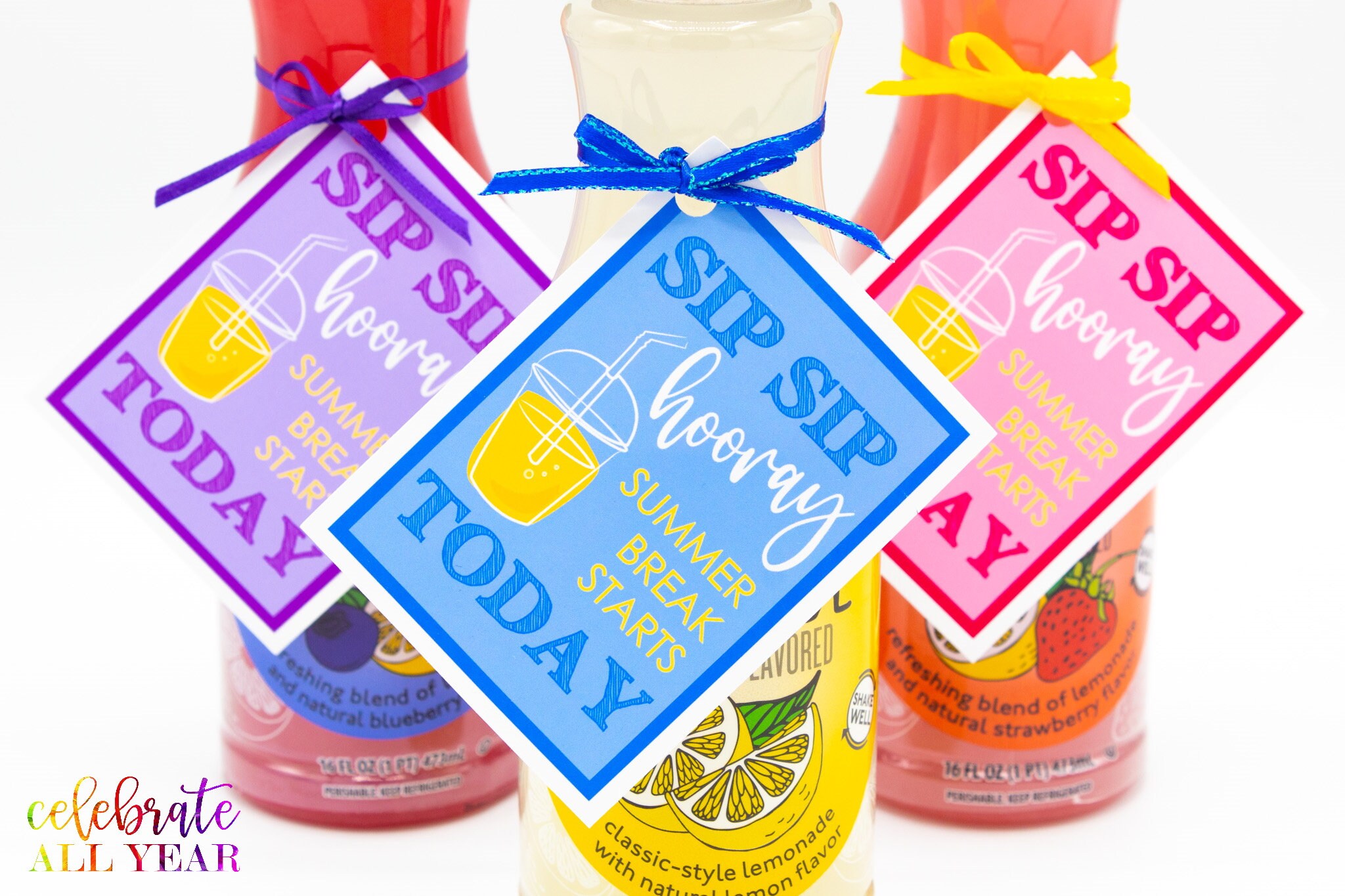 Sip Sip Hooray! Start of Summer Gift Tags - Etsy