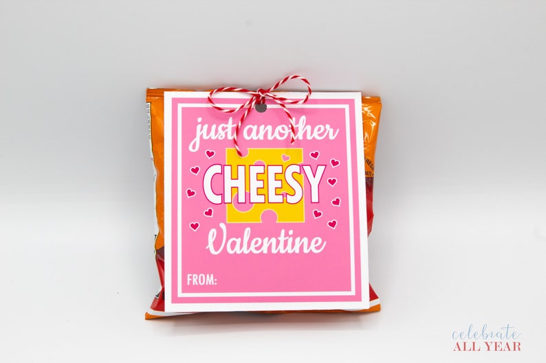 Cheesy Valentine Gift Tags - Etsy