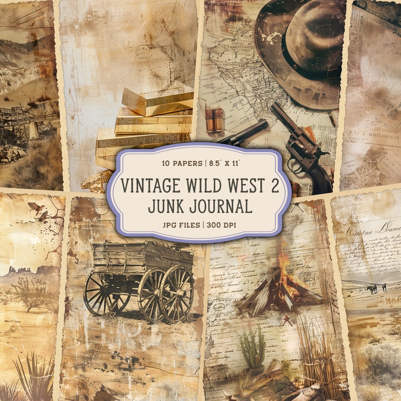 Western Ephemera Kit - Etsy UK