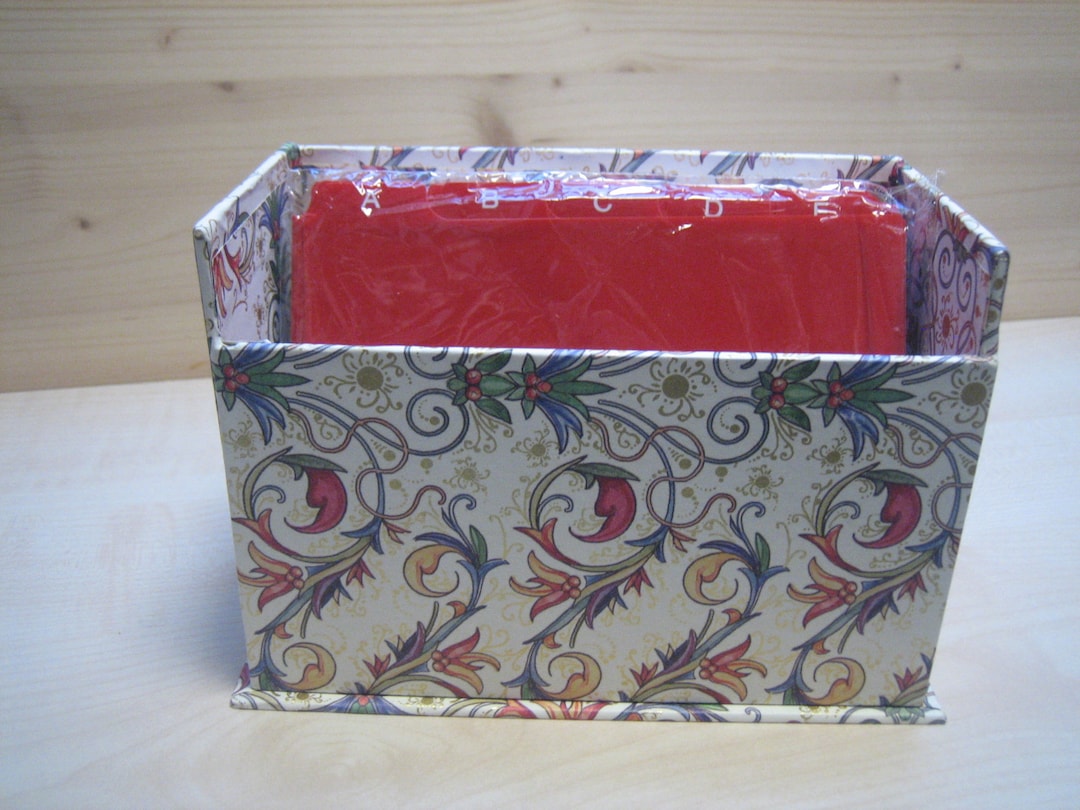 Index Boxes A6 With ABC Register and 100 Index Cards - Etsy