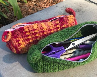 Crochet pencil case | Etsy