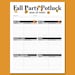 Fall Party Potluck Sign up Sheet Printable Signup Form Fall - Etsy