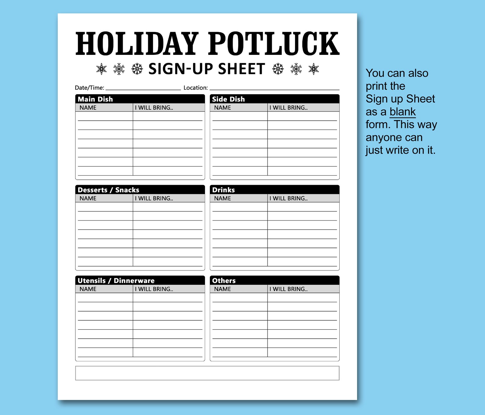 holiday-potluck-sign-up-sheet-printable-fillable-pdf-etsy-canada