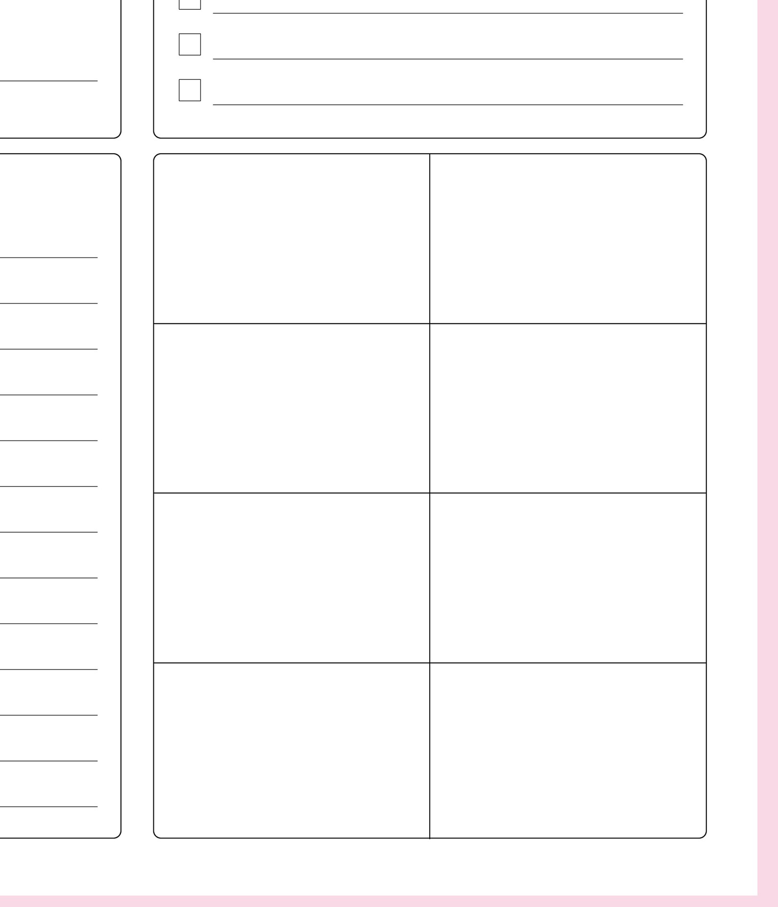 Blank To-do List Action Plan at Work Customizable Daily Planner ...