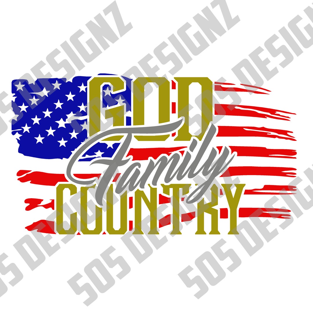 GOD, FAMILY, COUNTRY - Etsy