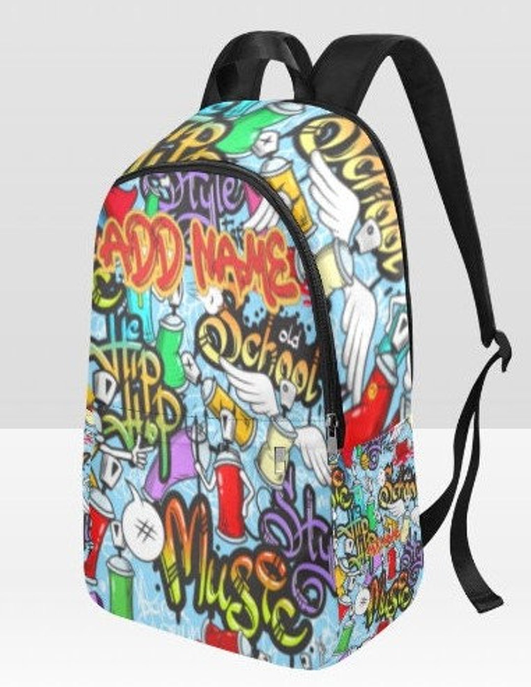 Custom Personalized Graffiti Back Back | Custom Back Pack | Kids ...
