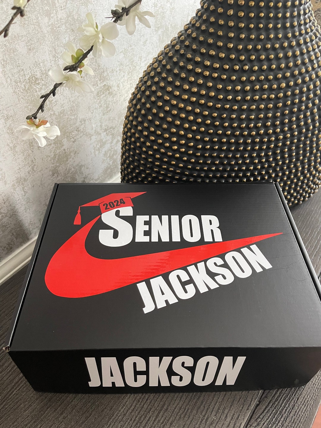 Custom Grad Box Custom Sneaker Shoe Box Class of 2023 - Etsy