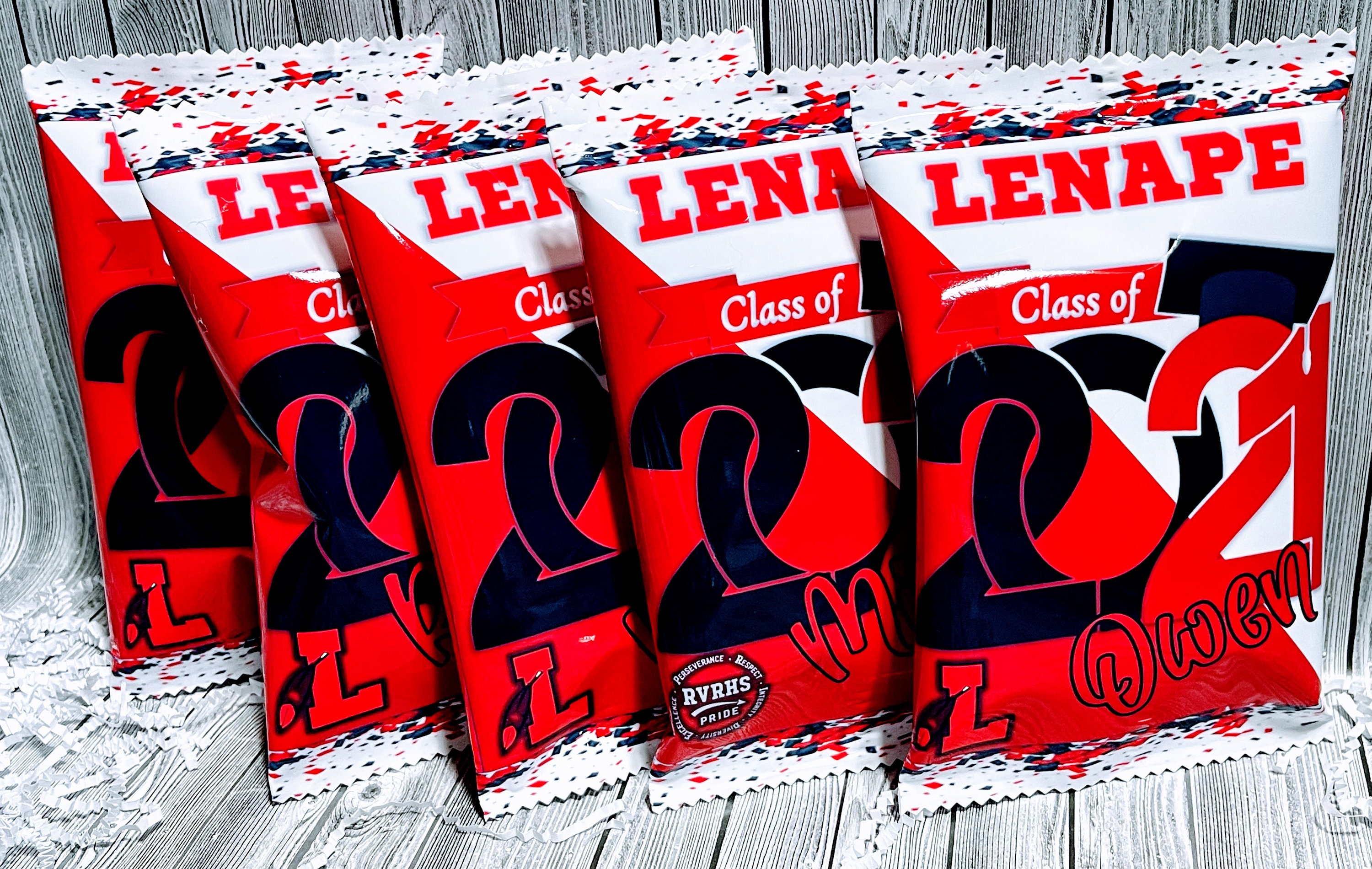 Any Grade Custom Chip Bags Custom Chip Bags Grad Favors - Etsy