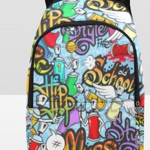 Custom Personalized Graffiti Back Back | Custom Back Pack | Kids ...