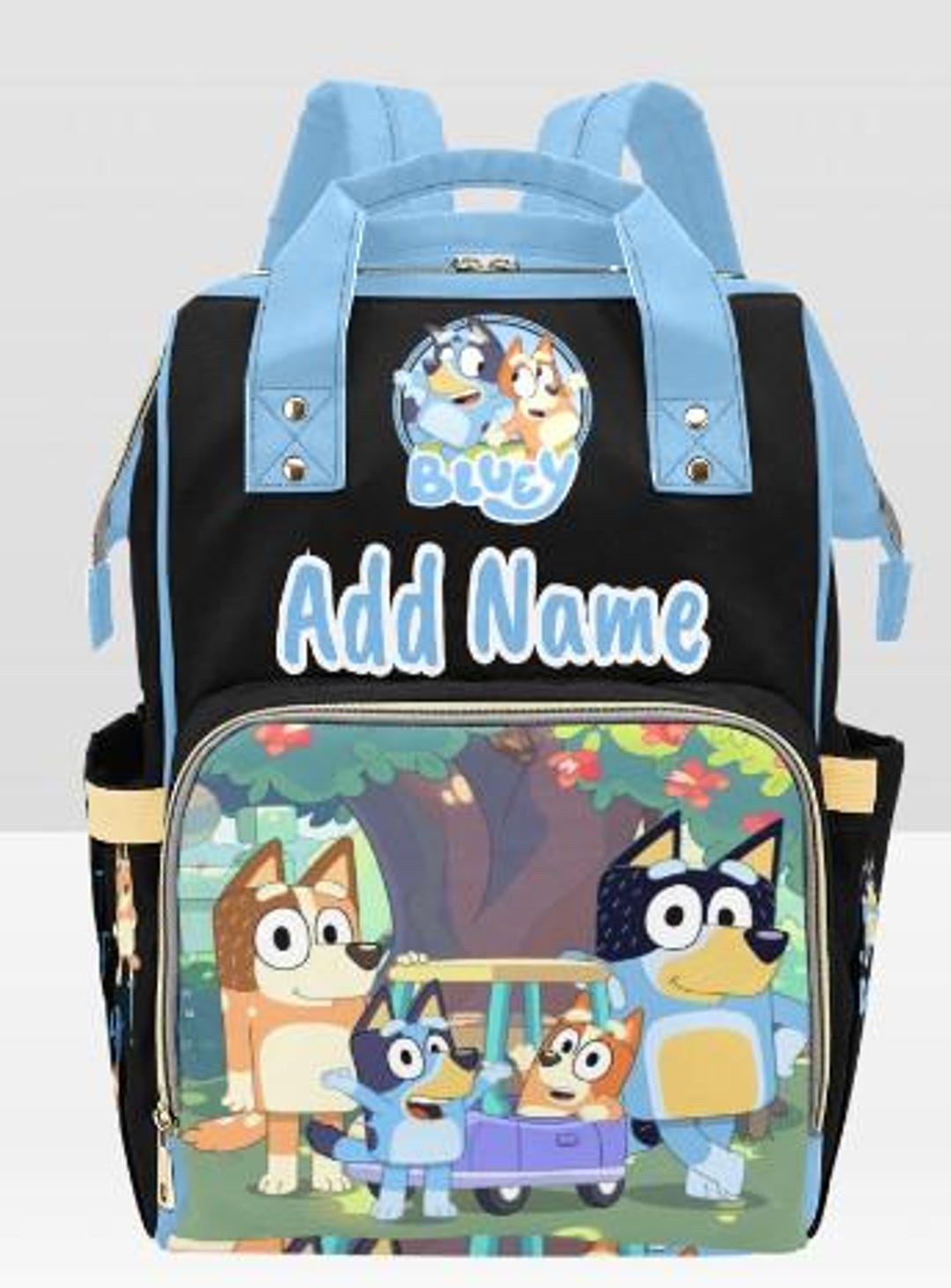 Custom Bluey Diaper Bag Personalized Diaper Bag Diaper Bag Baby Shower ...