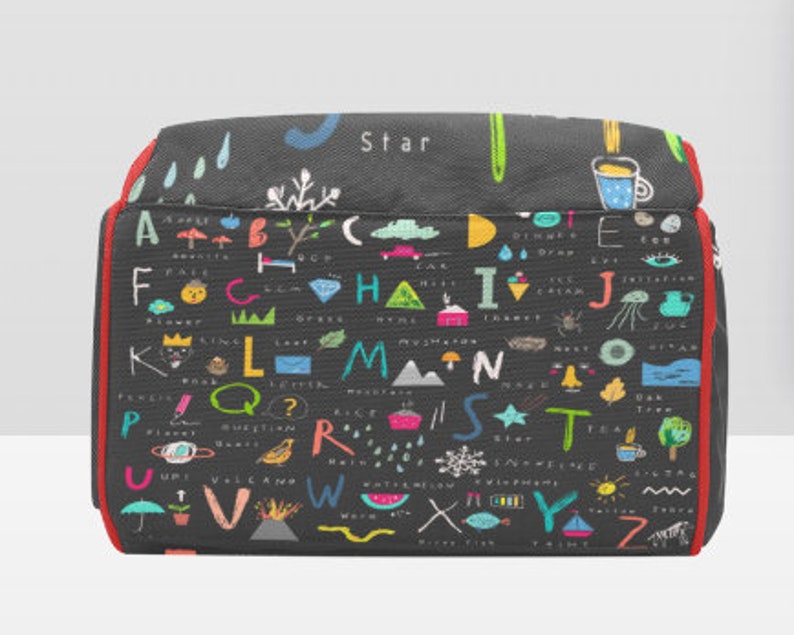 CUSTOM PERSONALIZED ALPHABET Diaper Bag Backpack Letters Bag - Etsy