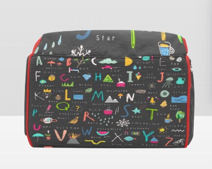 CUSTOM PERSONALIZED ALPHABET Diaper Bag Backpack Letters Bag - Etsy