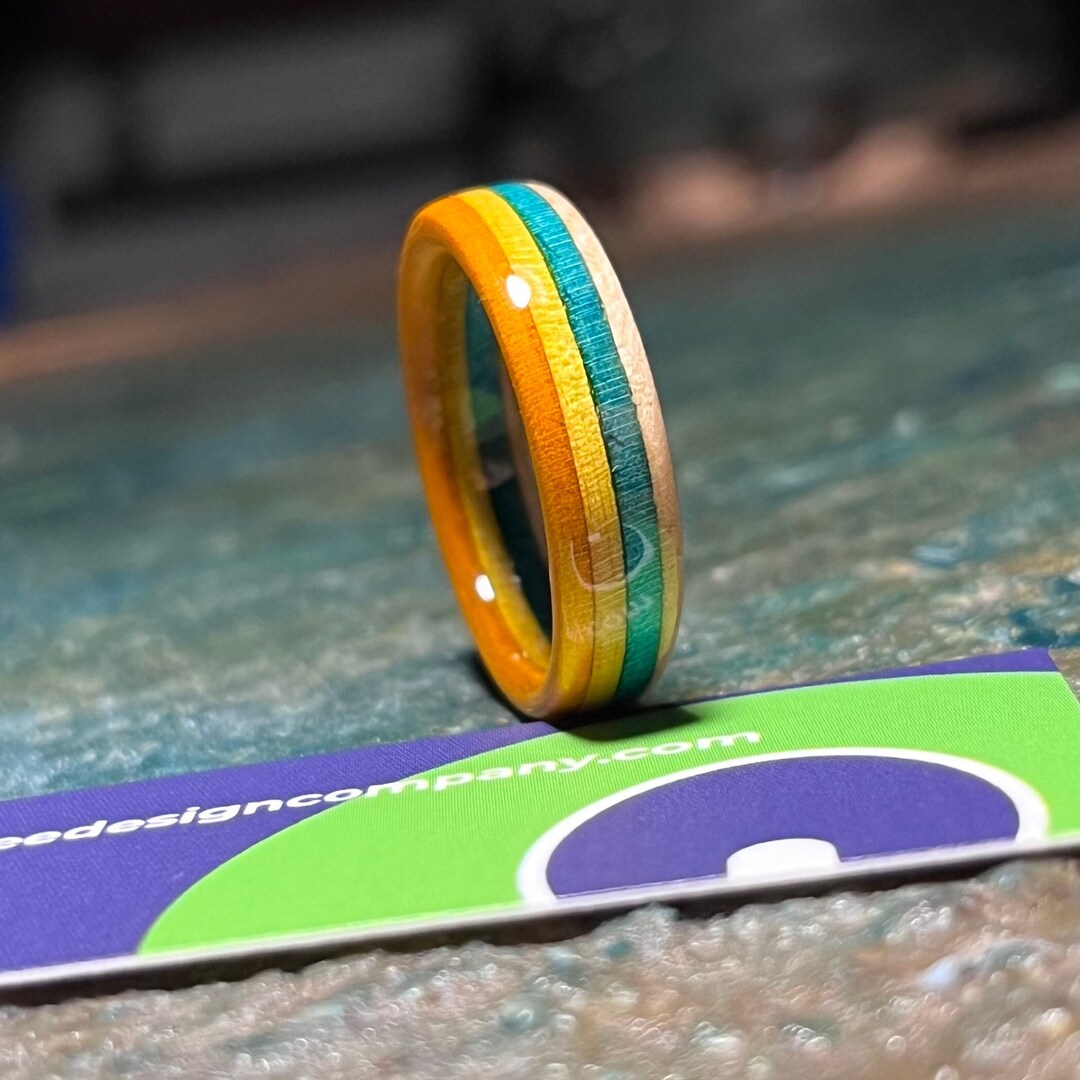 Skateboard Ring – the Sunset - Etsy