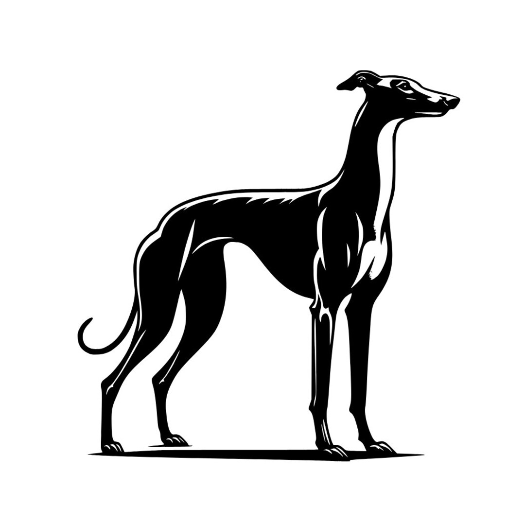 Greyhound SVG Vector Dxf Png Jpg Laser Screen Silhouette Unique ...