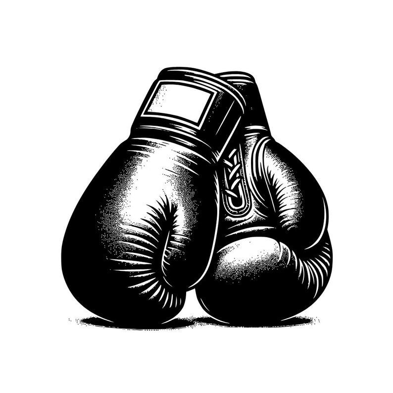 Boxing Gloves SVG Vector Dxf Png Jpg Laser Screen Silhouette Unique ...