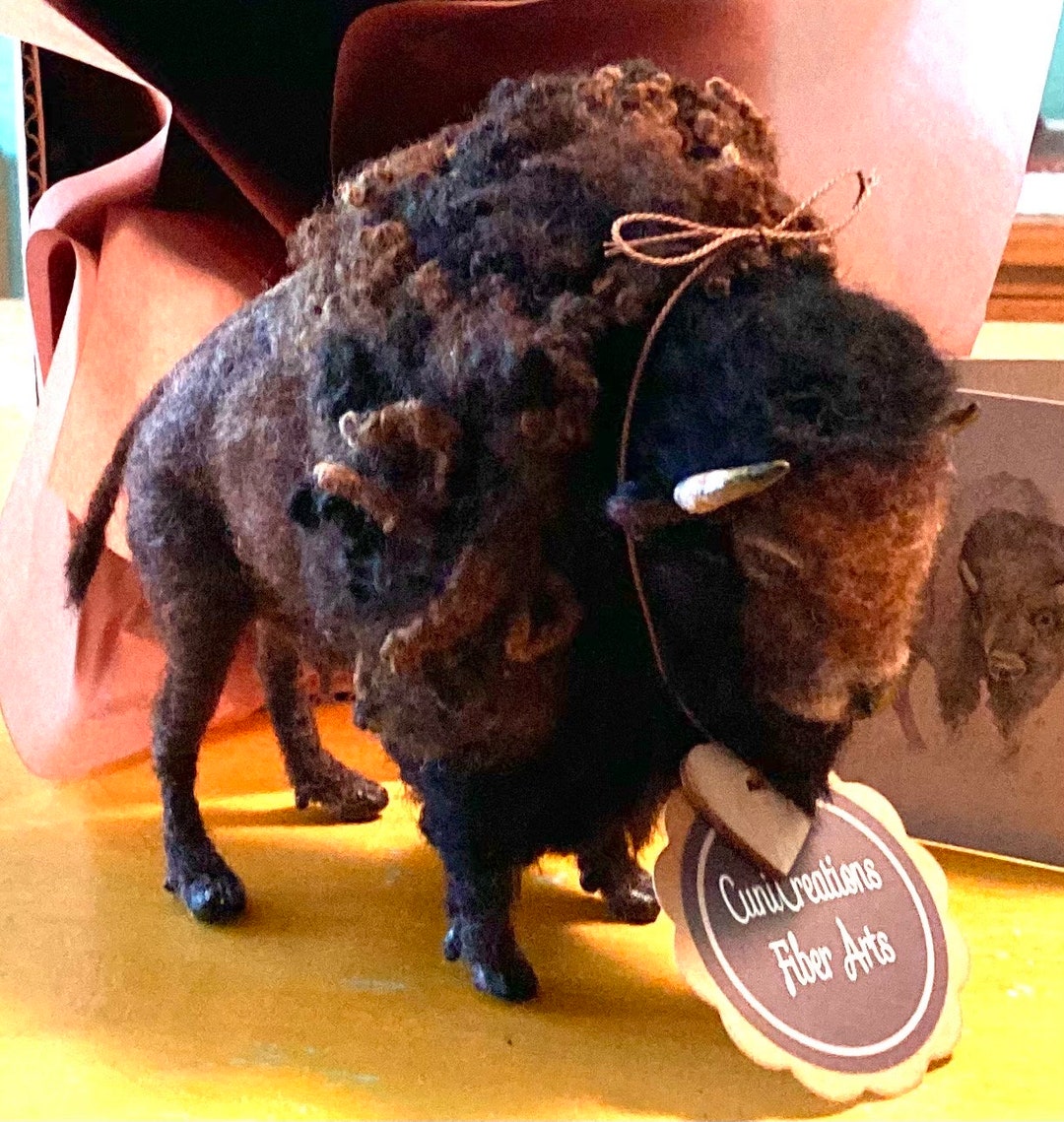 Nearly Extinct Bison Needle Felted Bison or Buffalo Made-to-order Only ...