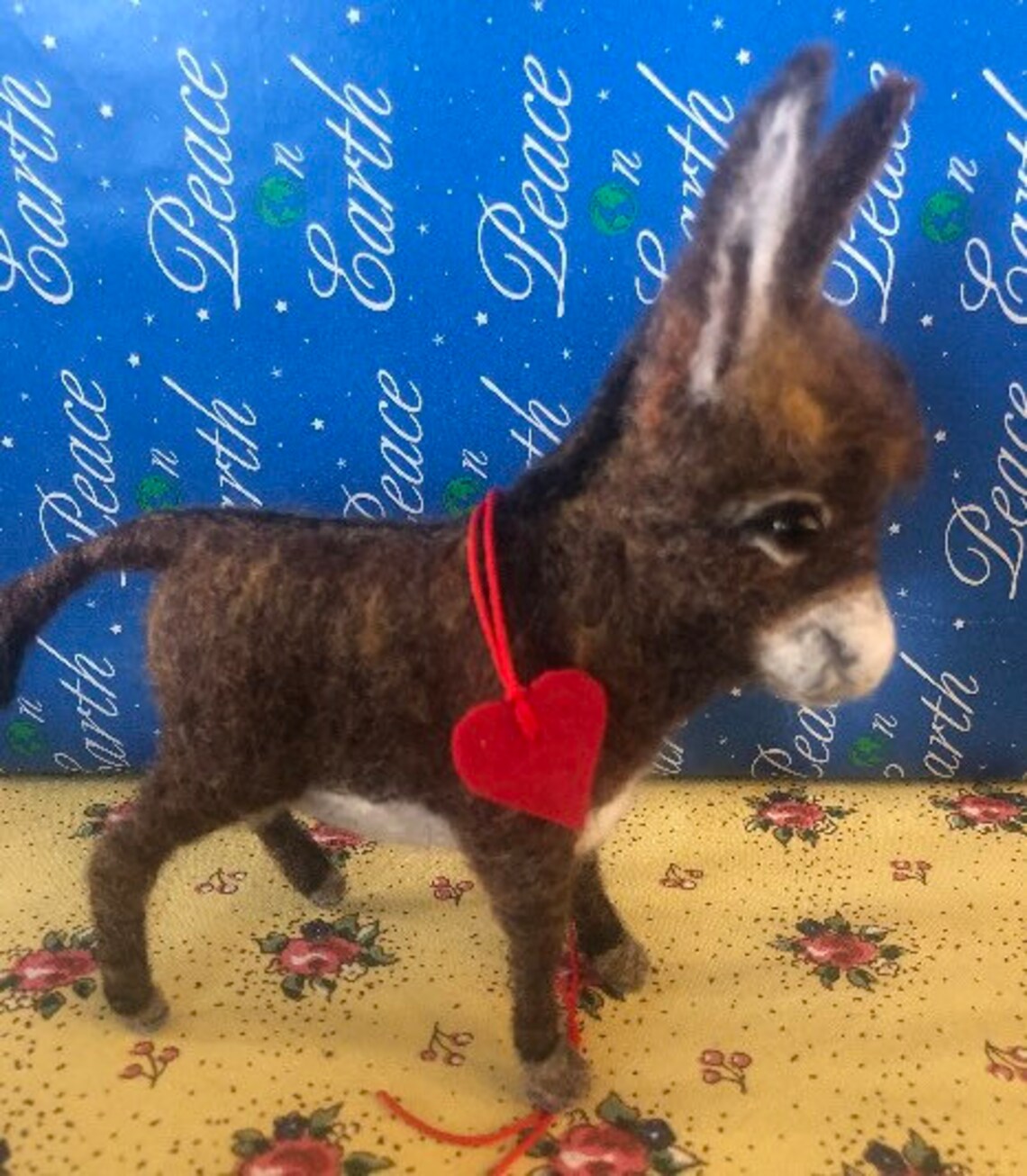 Needle Felted Sculpture of a Burro or Donkey Made-to-order - Etsy
