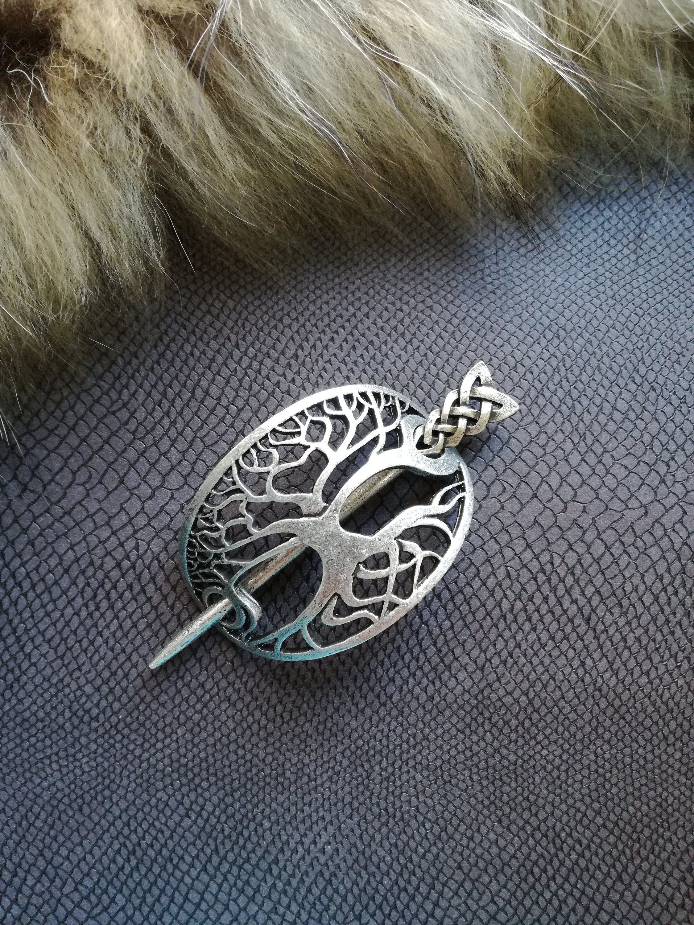 Hairpin With Pin Tree of Life Yggdrasil Celtic Viking | Etsy
