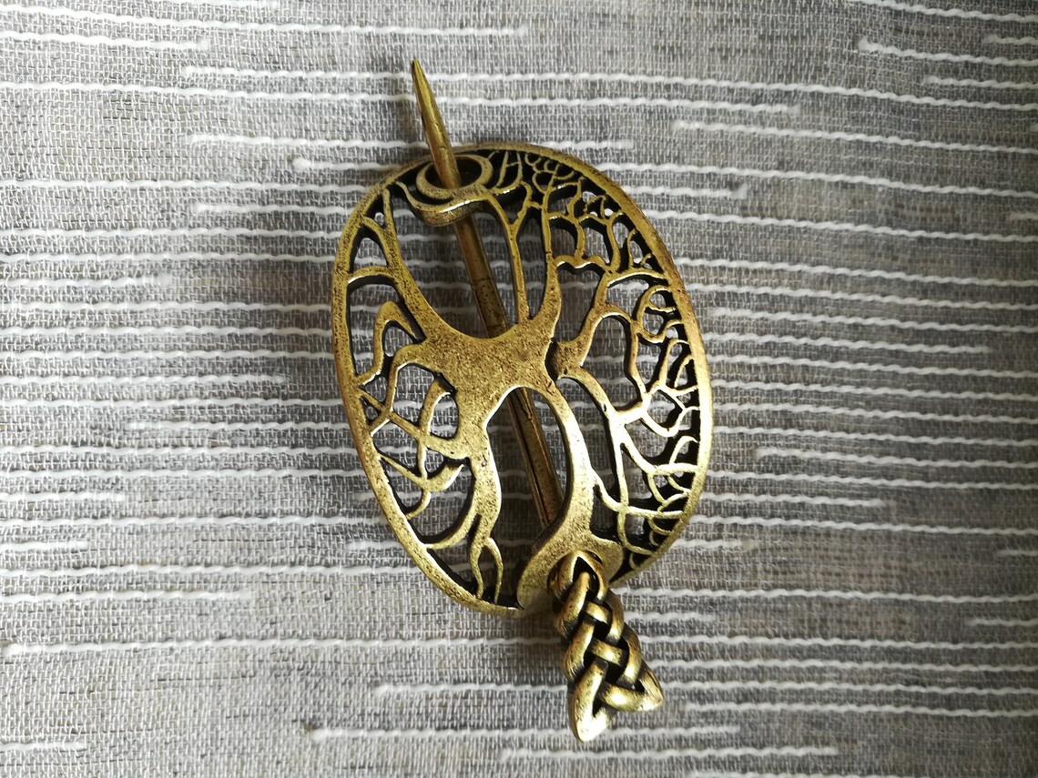 Hairpin With Pin Tree of Life Yggdrasil Celtic Viking | Etsy