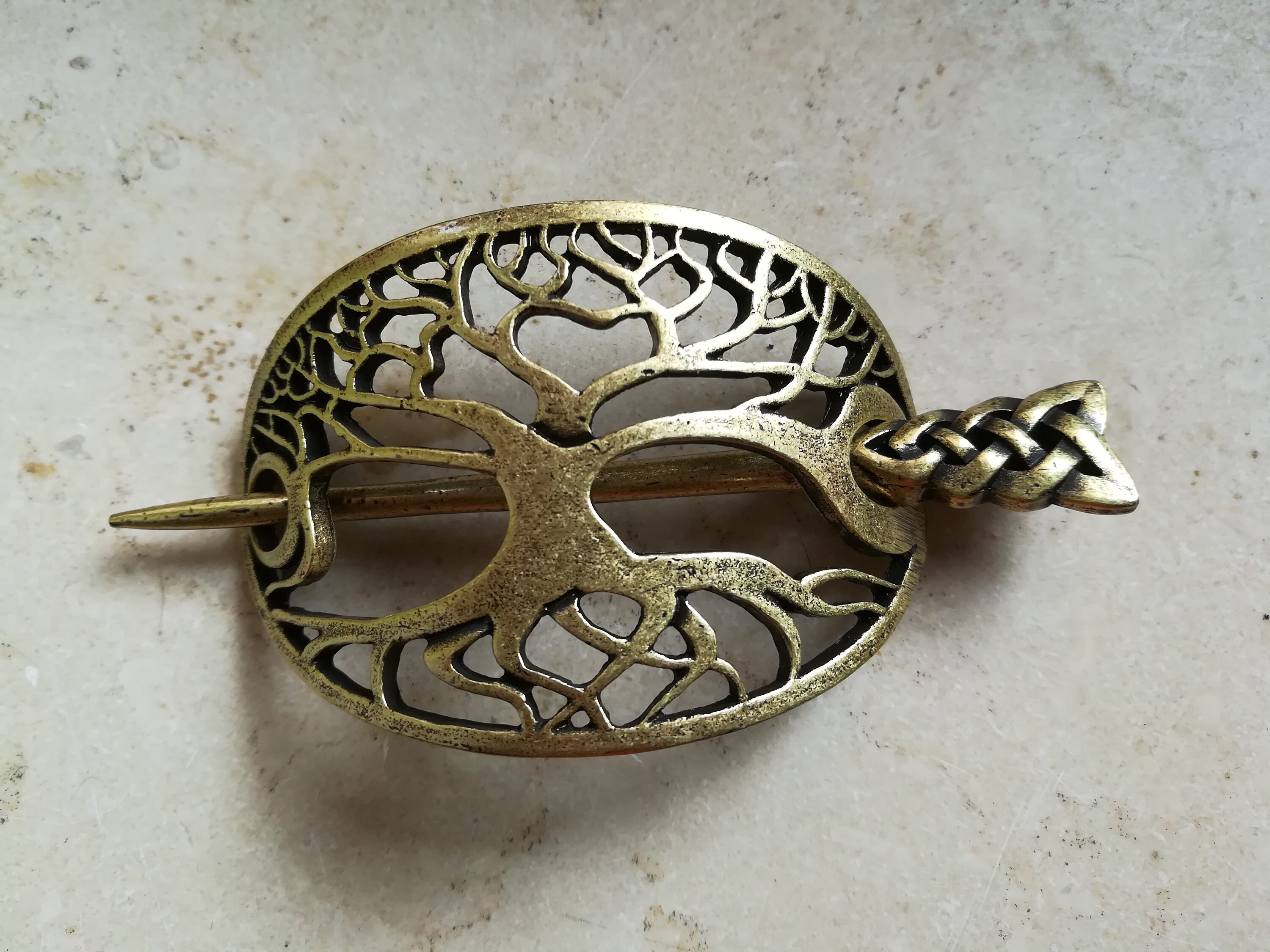 Hairpin With Pin Tree of Life Yggdrasil Celtic Viking | Etsy