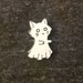Ghost Cat Pin | Etsy