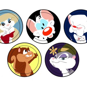 Animaniacs Buttons - Etsy