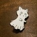 Ghost Cat Pin - Etsy