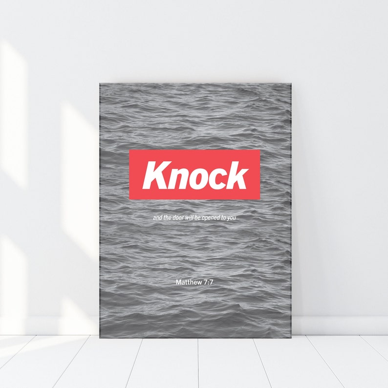 Ask Seek Knock Bible Verse Wall Art Set of 3 Prints - Etsy