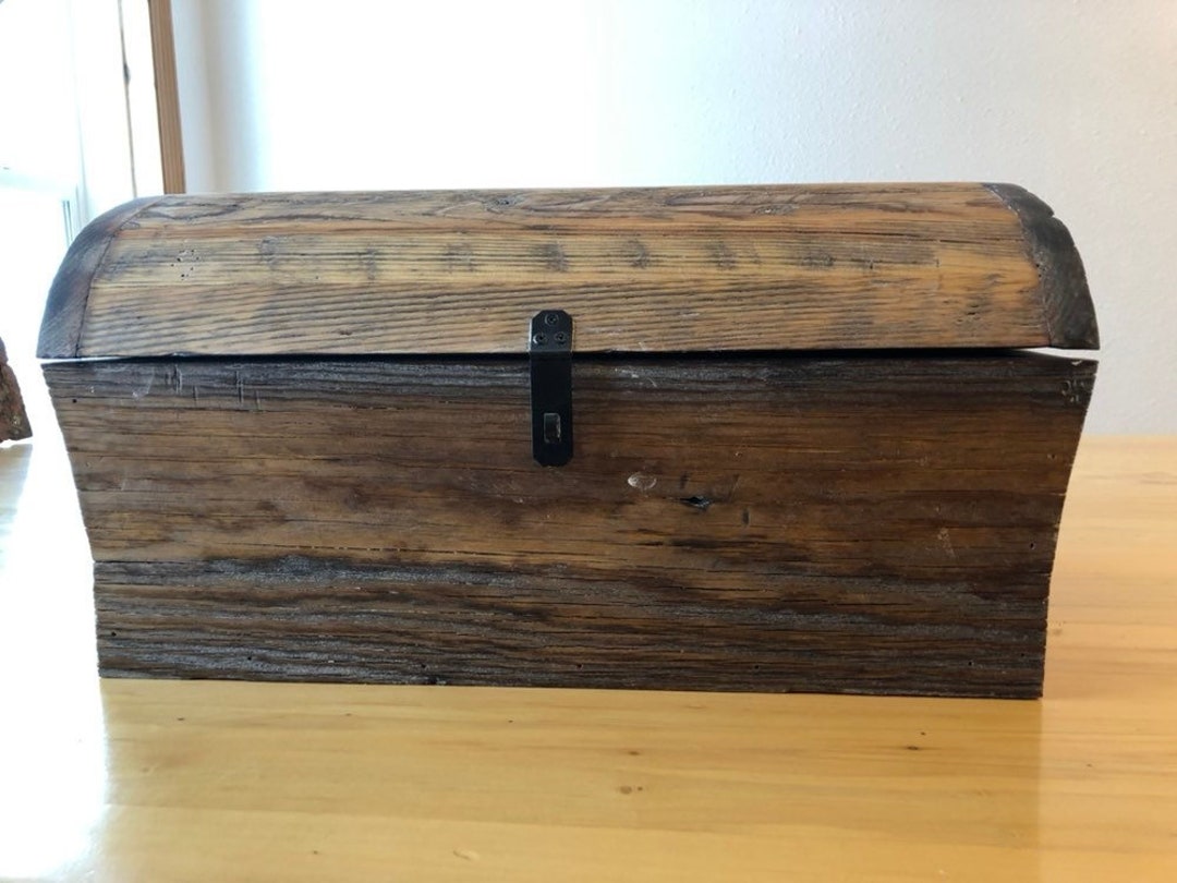 Treasure Chest Memory Box Pirate Chest Keepsake Box Rustic Storage - Etsy