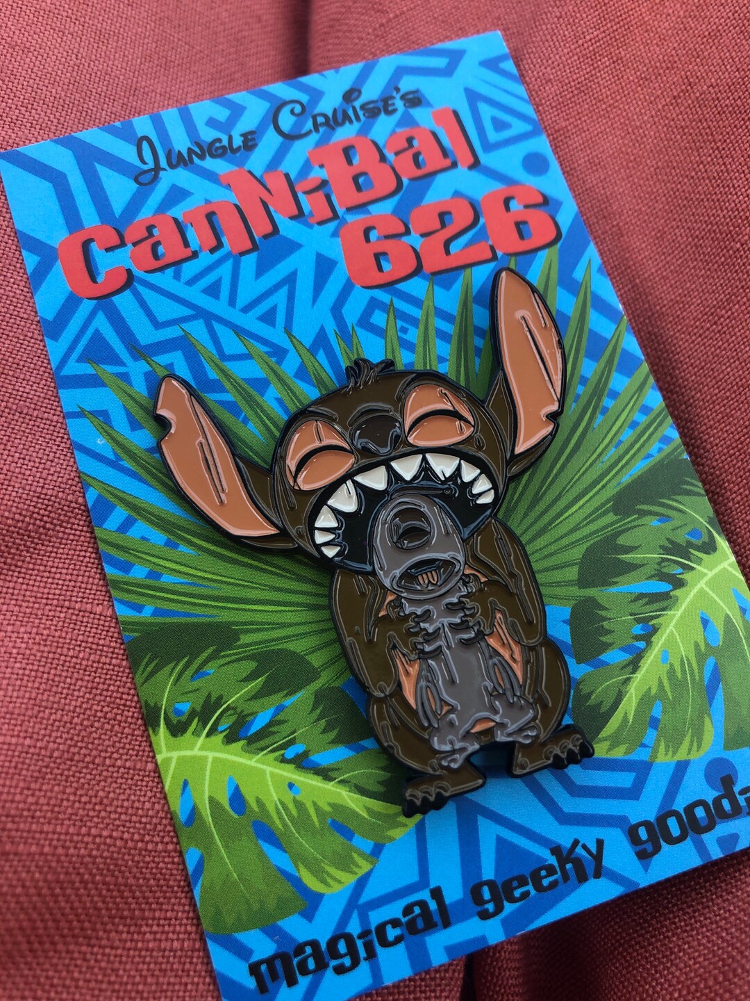 Cannibal 626 | Disney Tiki Inspired Stitch Pin - Etsy