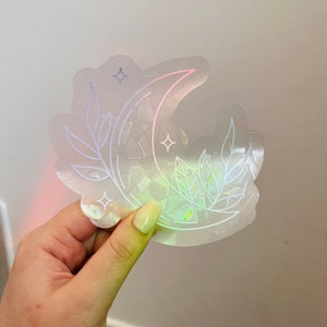 Suncatcher Sticker *nature Moon* - Etsy