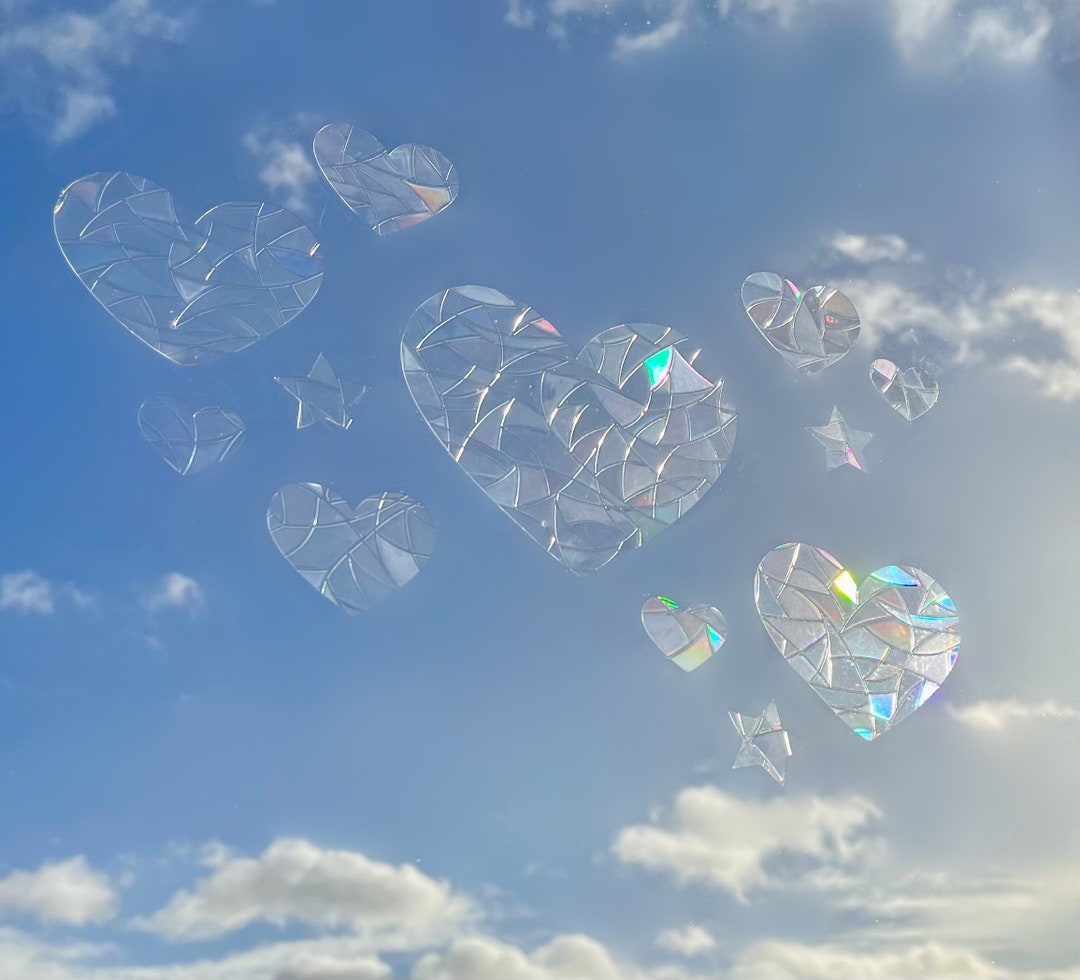 Suncatcher Stickers HEART PACK - Etsy