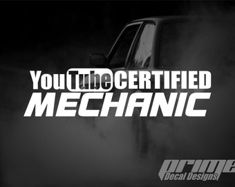 Mechanic Wall Decal | Etsy