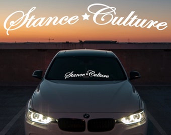 Stance Windshield Banner - Etsy