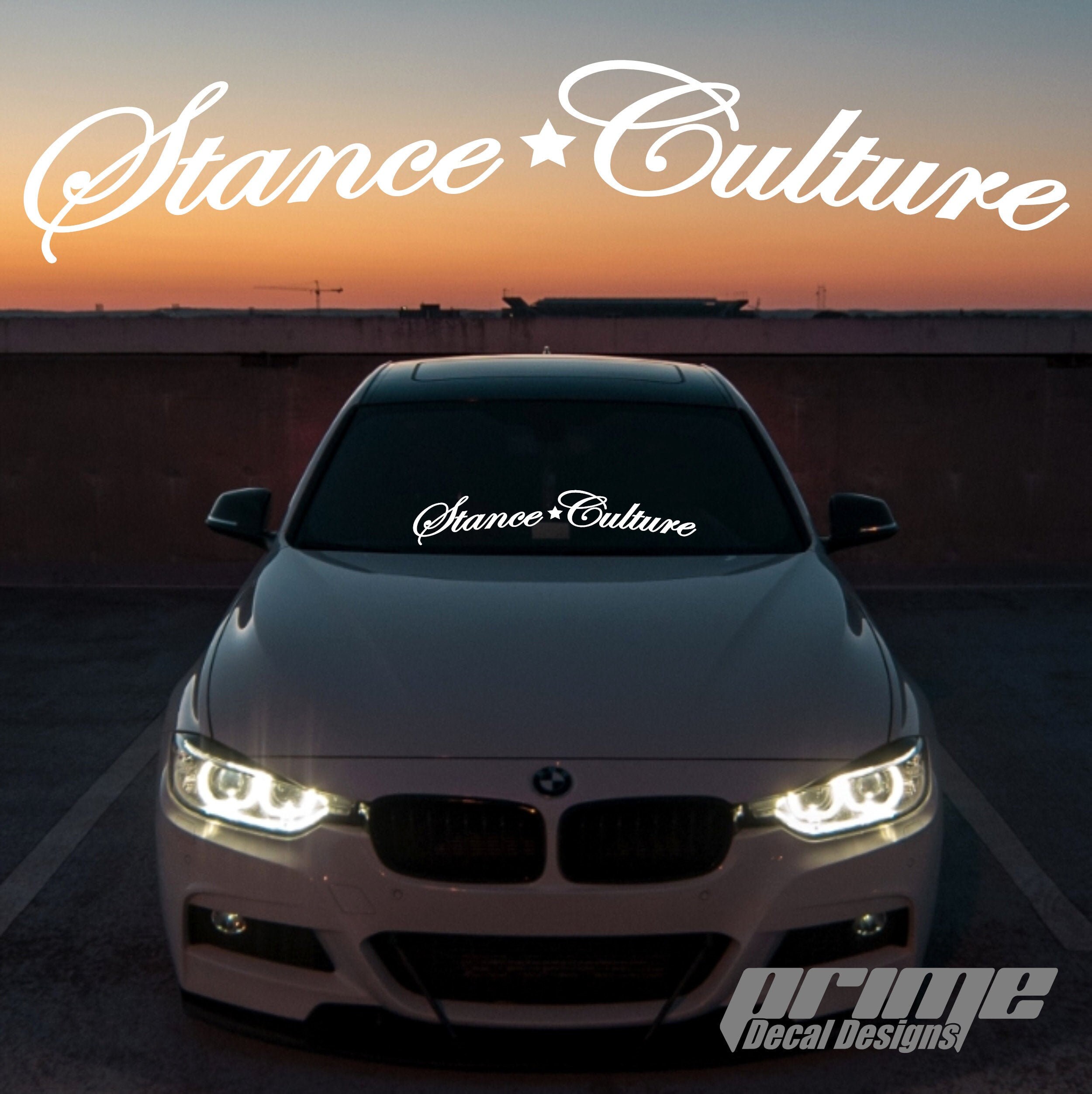 Home & Living STANCE CULTURE Car Windshield Window Vinyl Decal Banner 6 ...