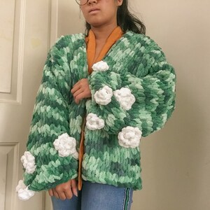 PDF PATTERN for the Cactigan | Finger Knitting Pattern, Cactus Cardigan ...