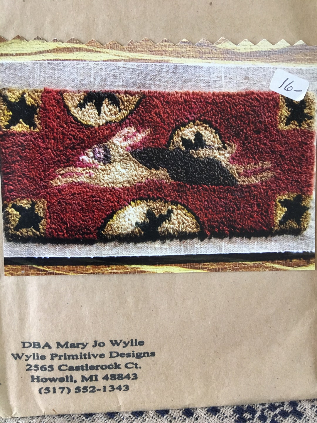 Flit the Rabbit Punchneedle Pattern by Wylie Designs - Etsy