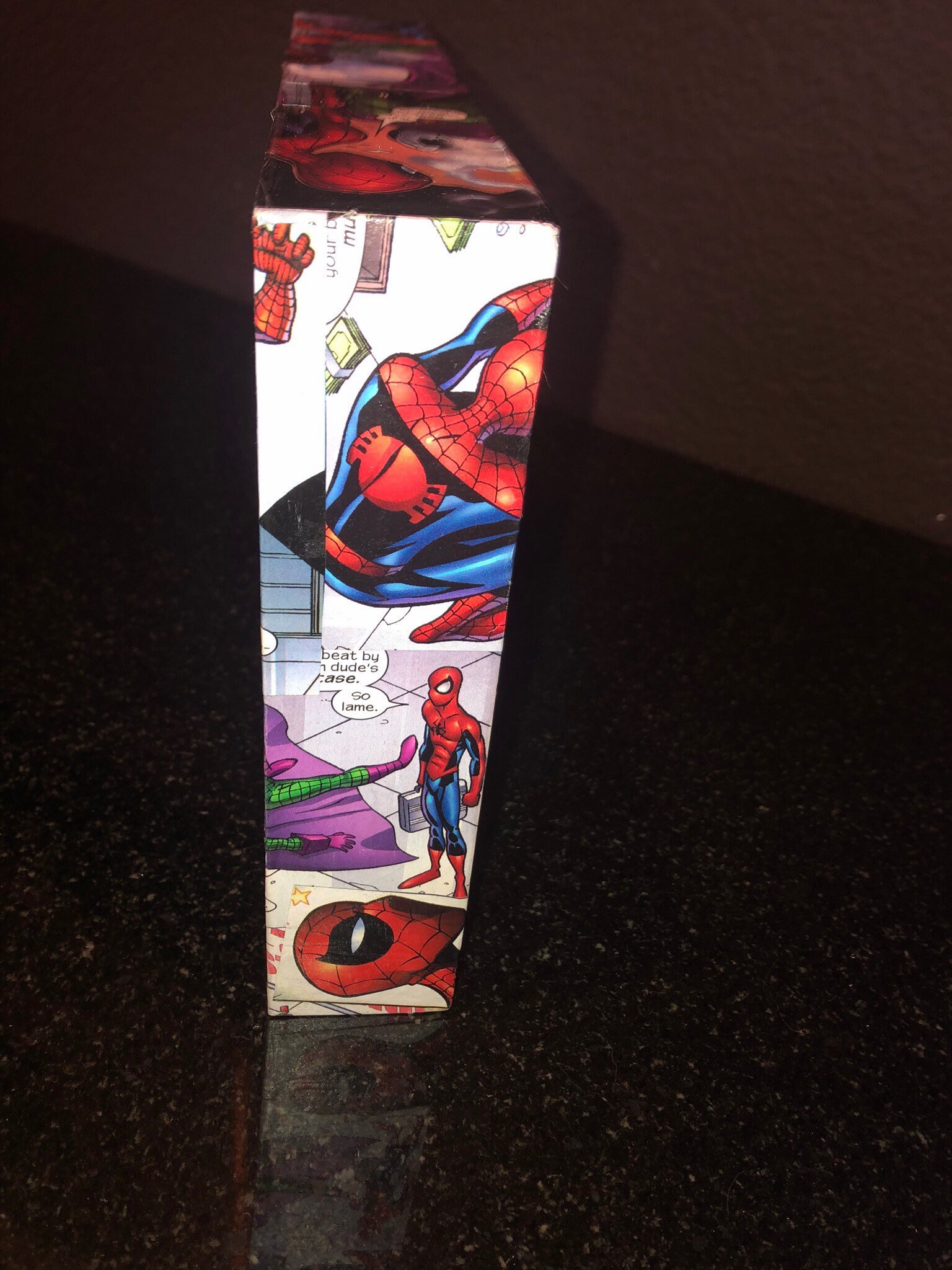 Marvel Spider-man Comic Book Decoupage Picture Frame - Etsy