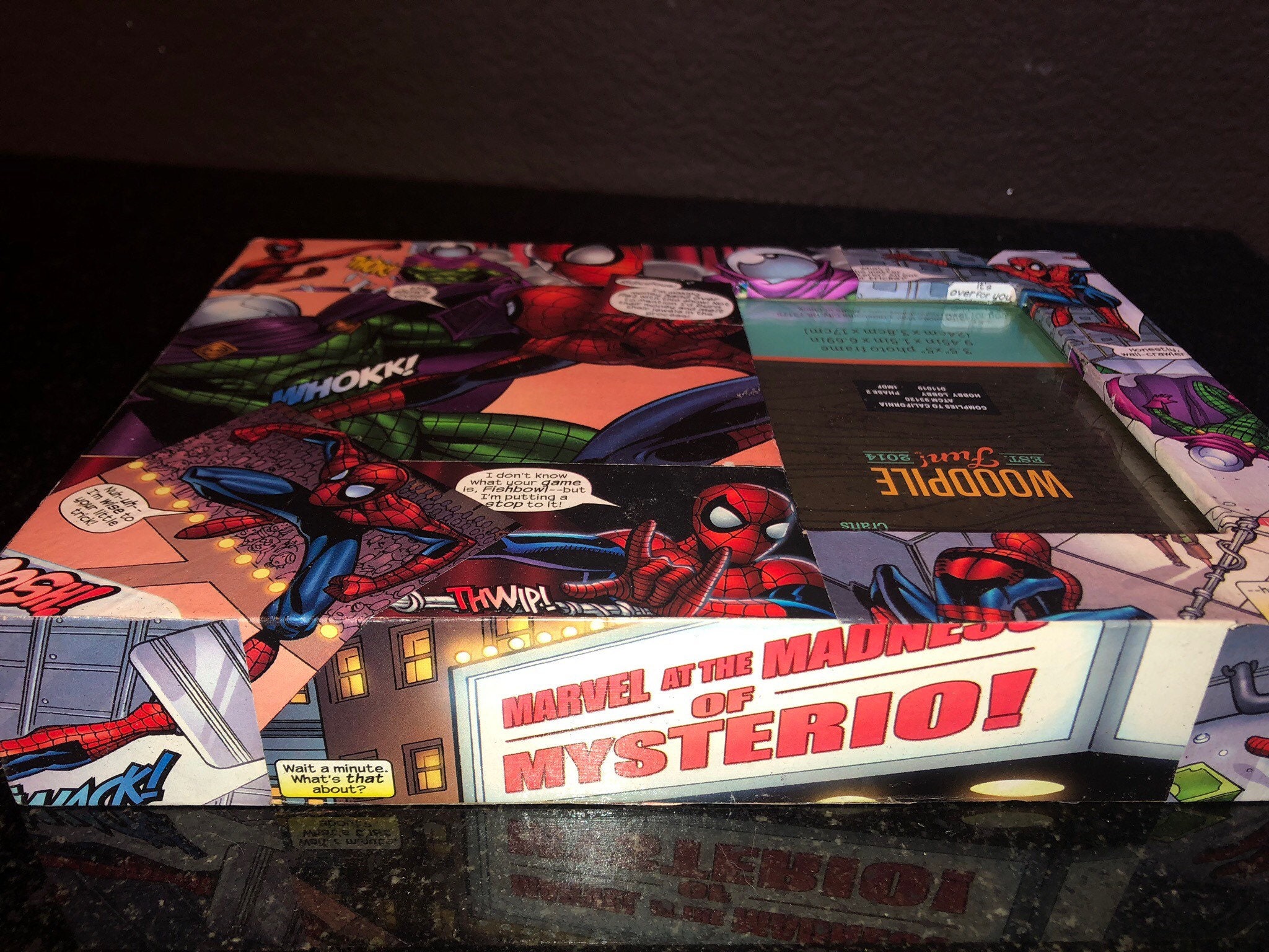 Marvel Spider-man Comic Book Decoupage Picture Frame - Etsy