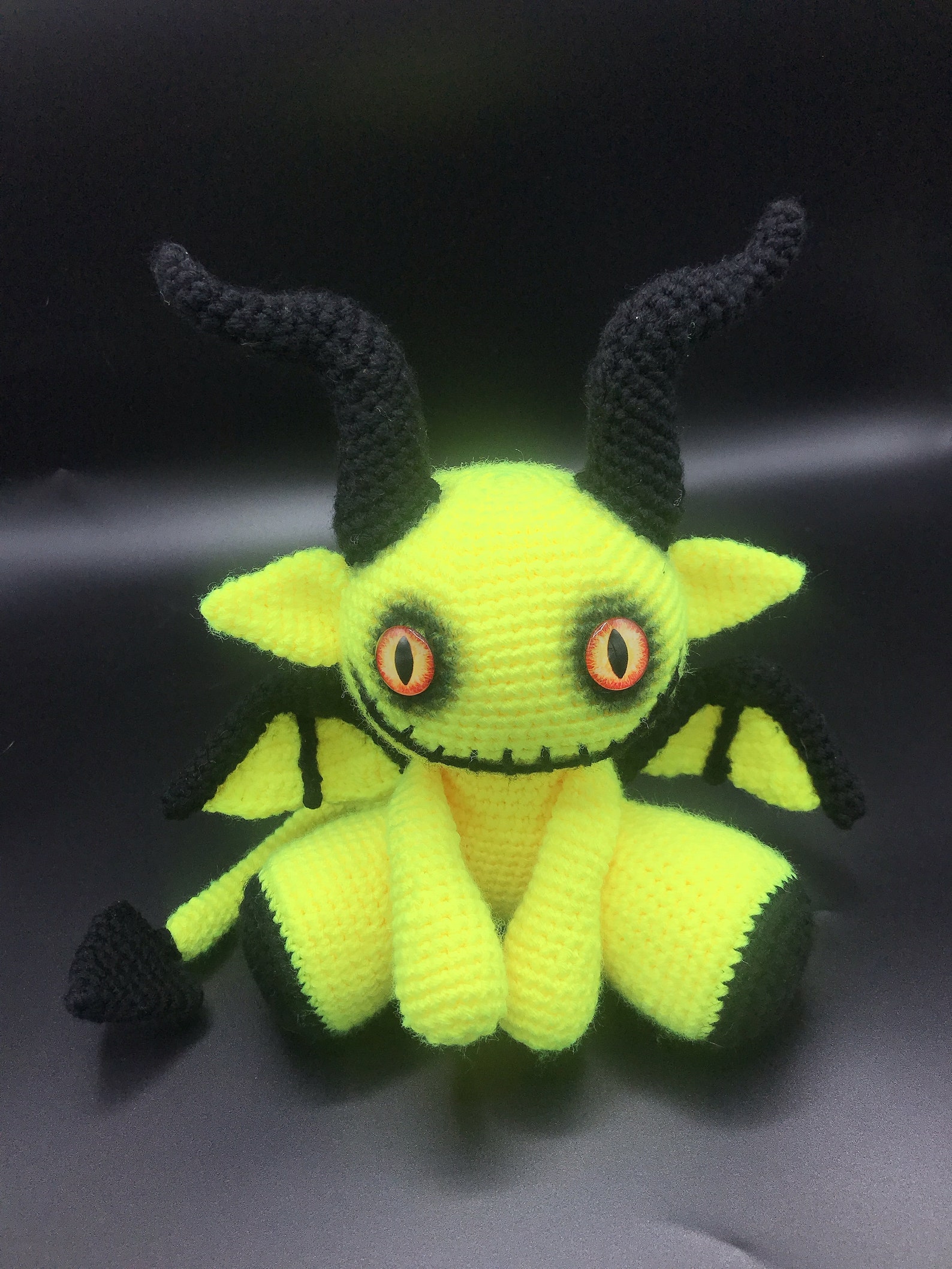 The Neon Devil Crochet Pattern - Etsy
