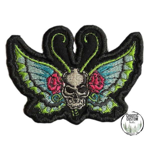 Middle Finger Skull Patch - Etsy