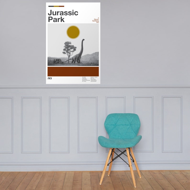 Jurassic Park - Movie Poster - Etsy