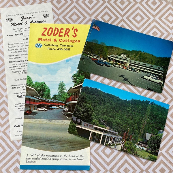 Motel Postcards - Etsy