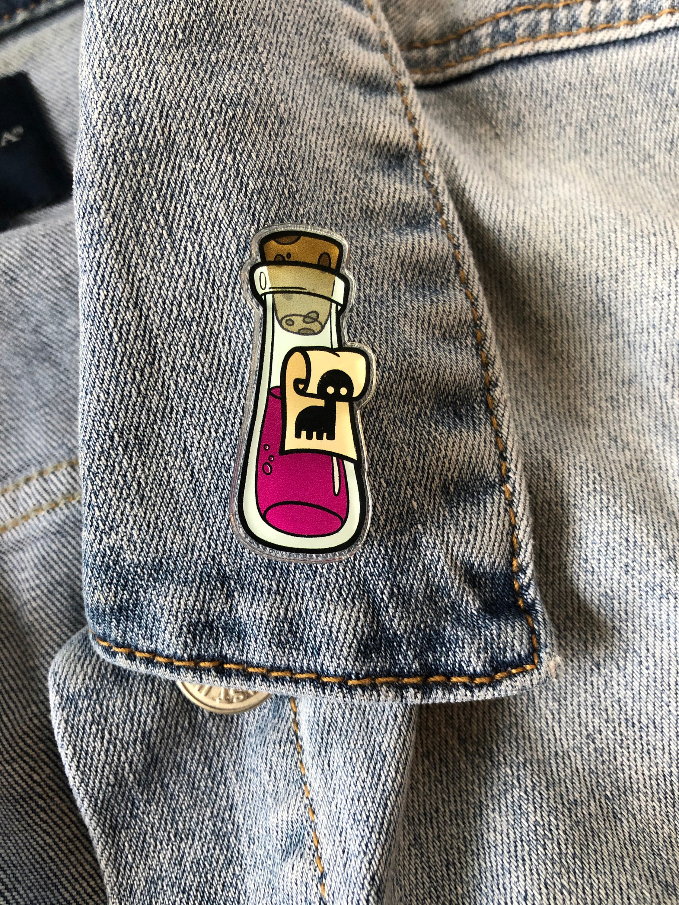 The Emperor's New Groove Poison Bottle Pin-kuzcos Poison Pin-acrylic ...