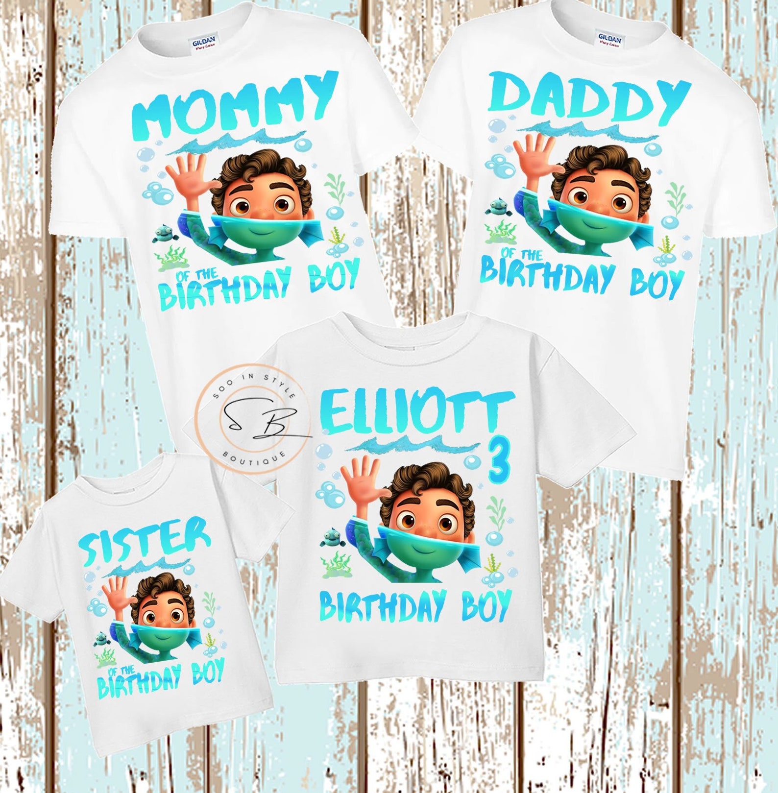 Luca Birthday Shirt Luca Family Birthday Shirts Birthday Boy | Etsy