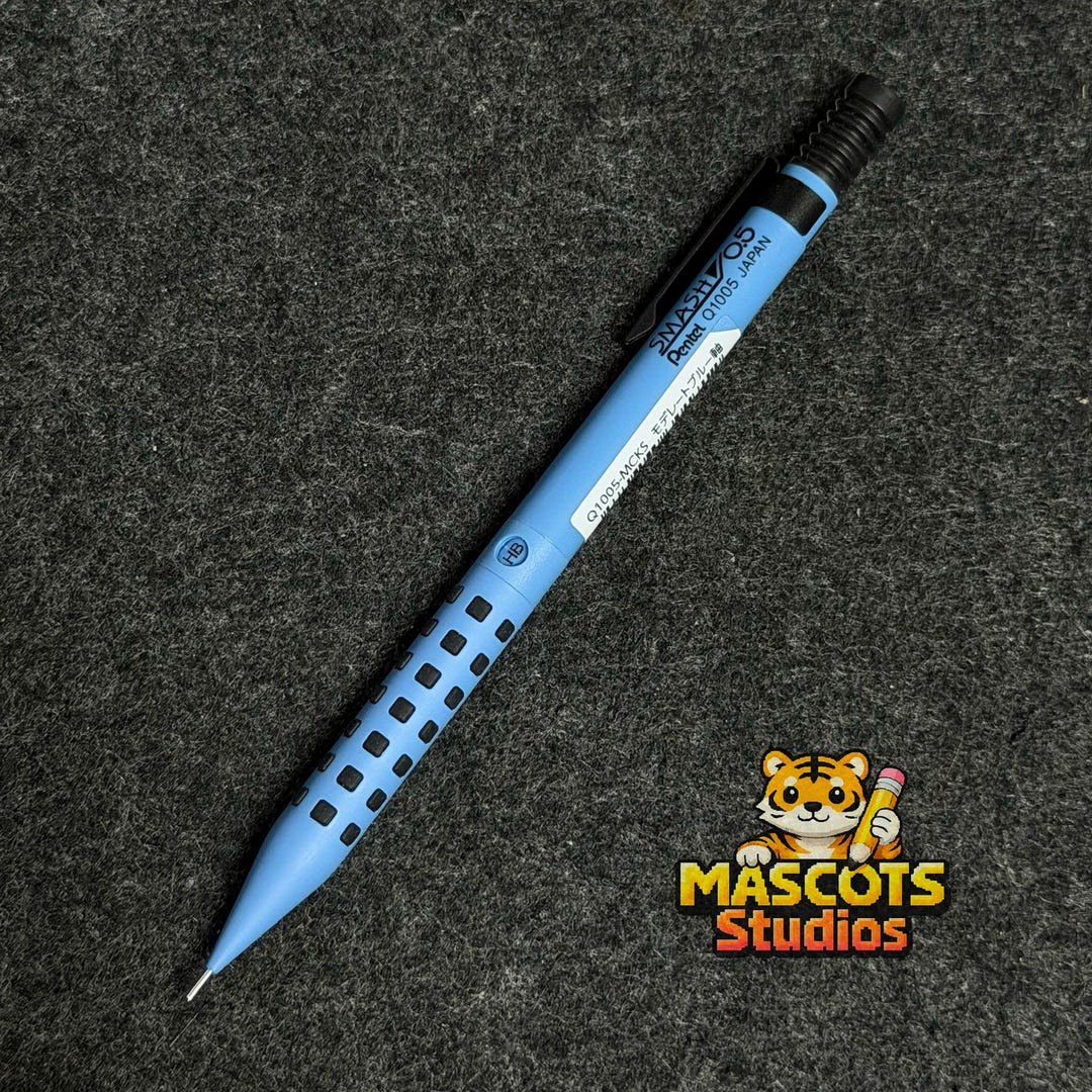 Pentel Smash Kitera Limited Moderate Blue 0.5mm Q1005-MCKS Drafting ...